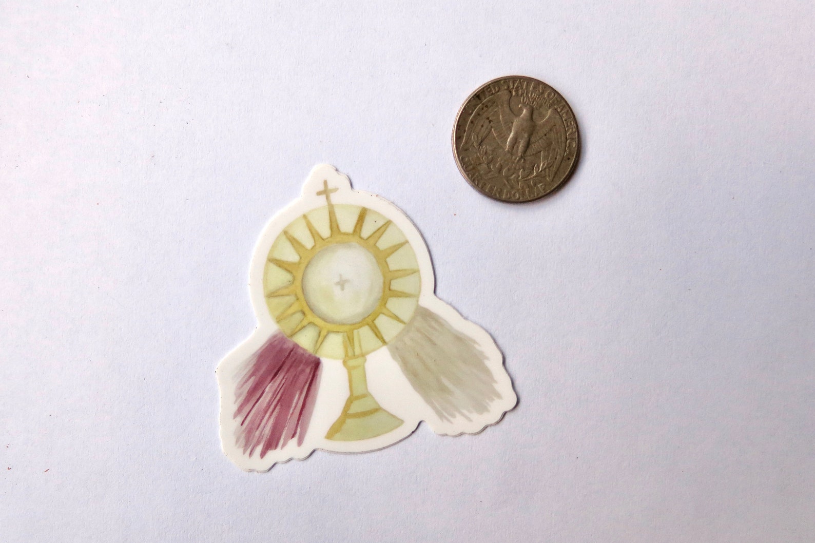 Divine Mercy Adoration Sticker, Catholic Sticker, Monstrance Decal ...