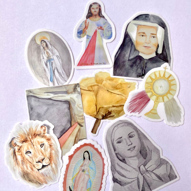 Divine Mercy Adoration Sticker, Catholic Sticker, Monstrance Decal ...