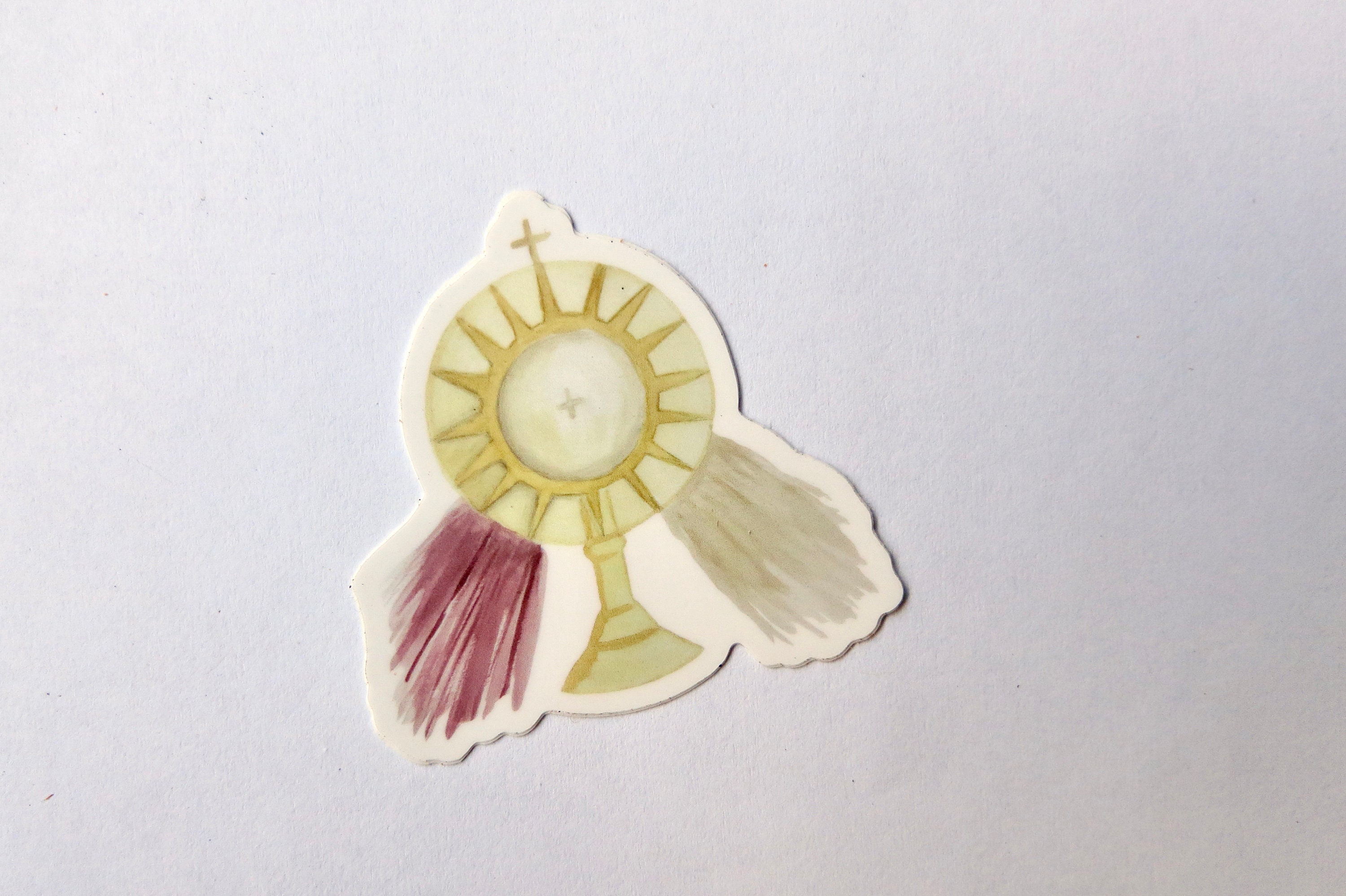 Divine Mercy Adoration Sticker, Catholic Sticker, Monstrance Decal ...