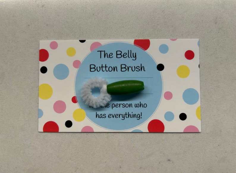 Belly Button Brush Gag Gift Joke Gift Party Favor Belly - Etsy