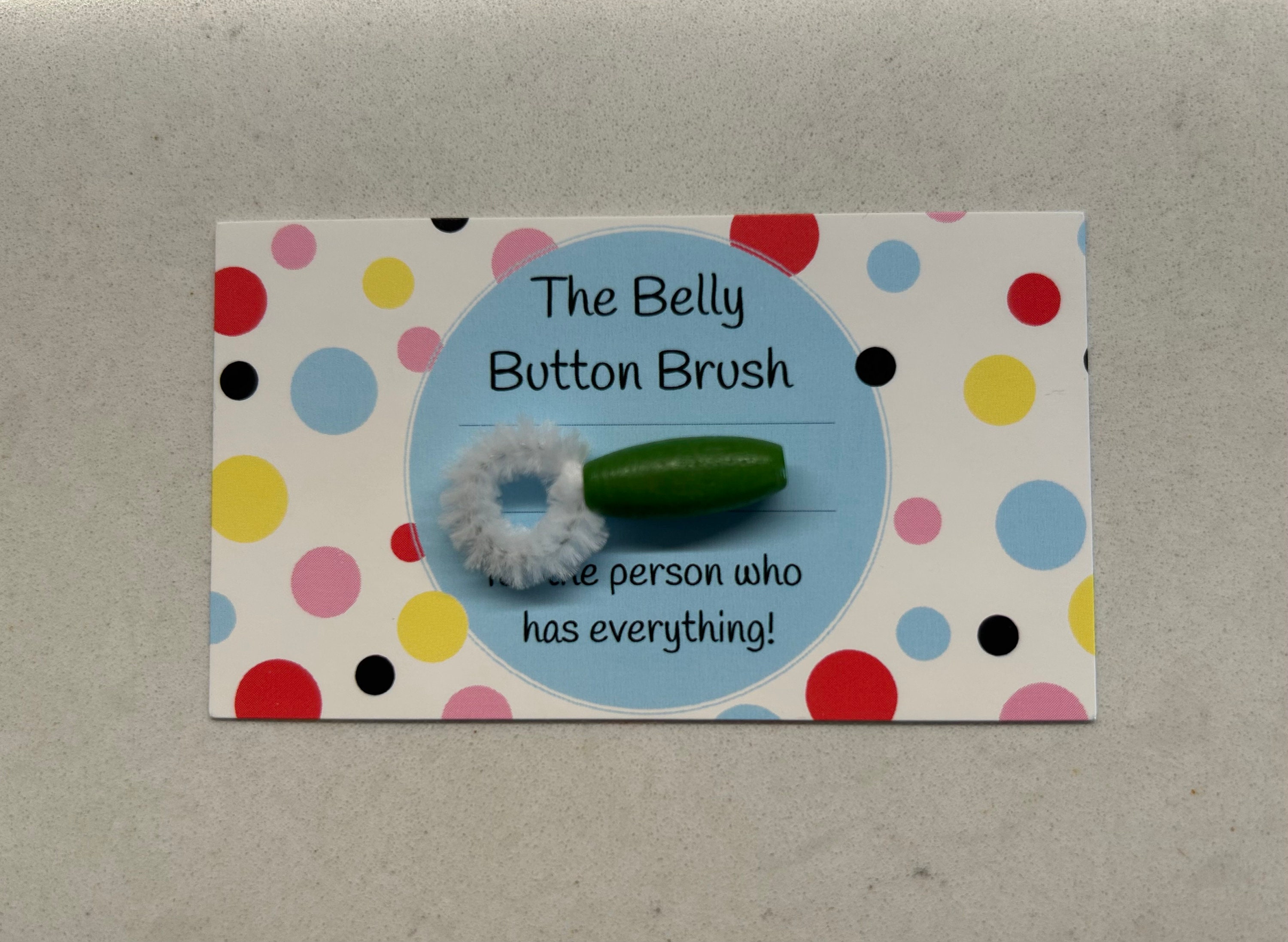 Belly Button Brush Gag Gift Joke Gift Party Favor Belly - Etsy