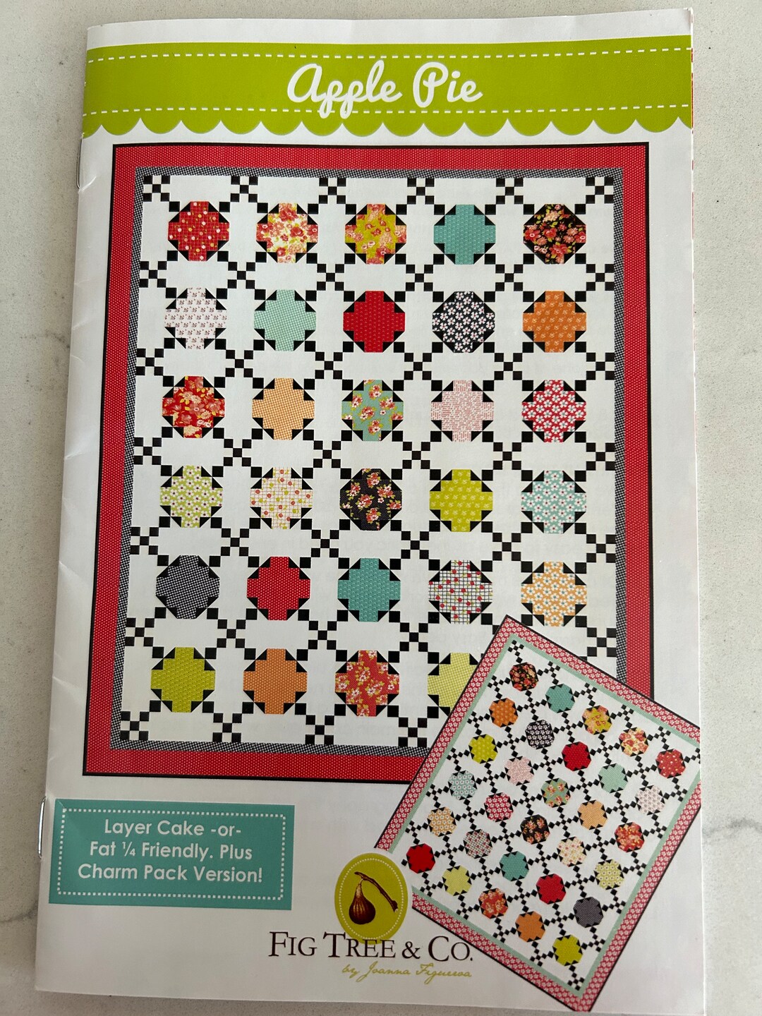 American Pie Quilt Kit, Pattern, Moda Farmhouse II Coordinating Fabrics ...