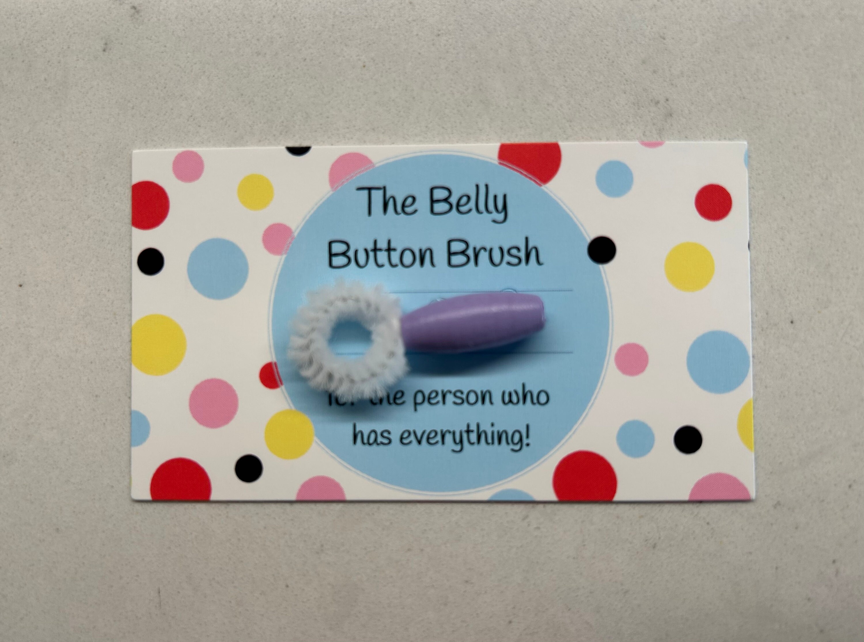 Belly Button Brush Gag Gift Joke Gift Party Favor Belly - Etsy