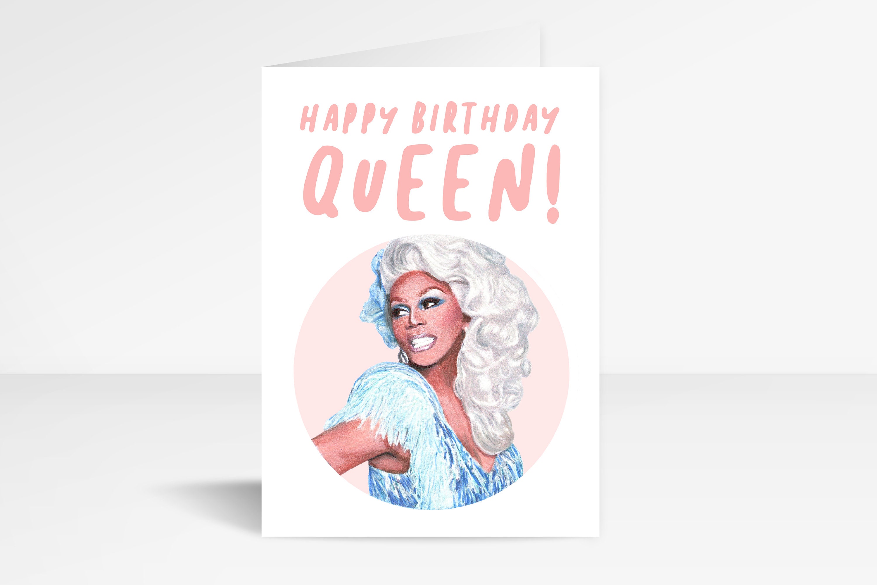 RuPaul's Drag Race Birthday Card Happy Birthday Queen | Etsy