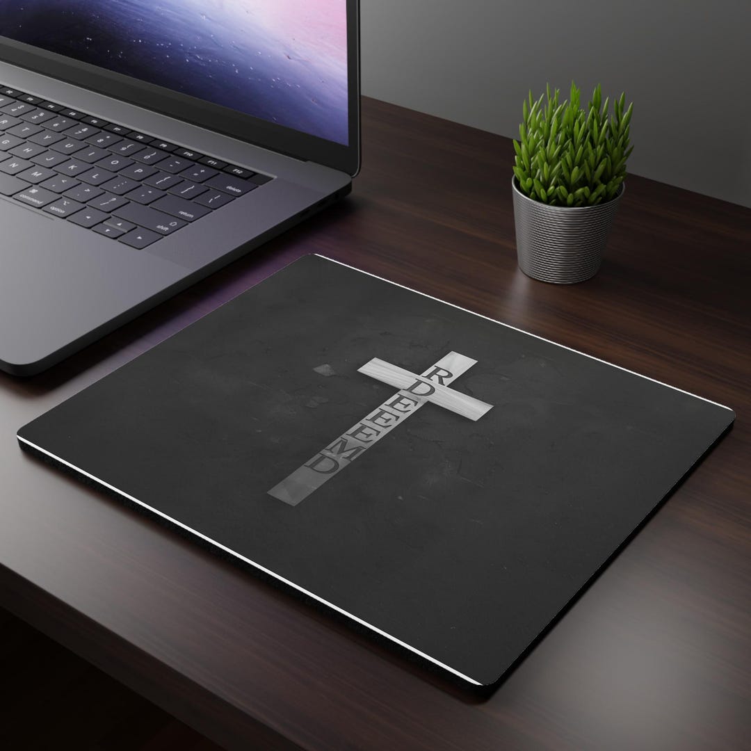 Redeemed Christian Mouse Pad – Custom Desk Mat With Non-slip Backing - Etsy