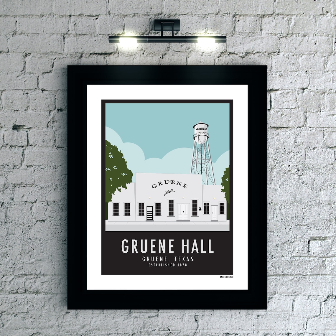 Gruene Hall Framed or Unframed Art Print - Etsy