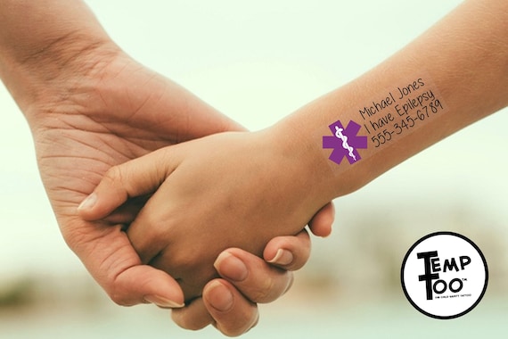 Medical Alert Wrist Tattoos
