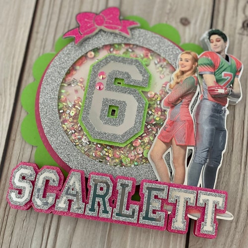 ZOMBIES Shaker Cake Topper Inspired by Disney Z-O-M-B-I-E-S - Etsy