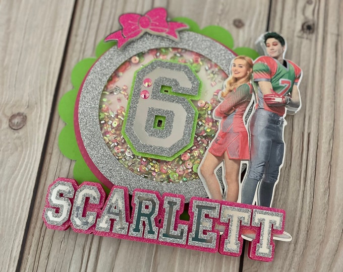 ZOMBIES Shaker Cake Topper Inspired by Disney Z-O-M-B-I-E-S Birthday ...