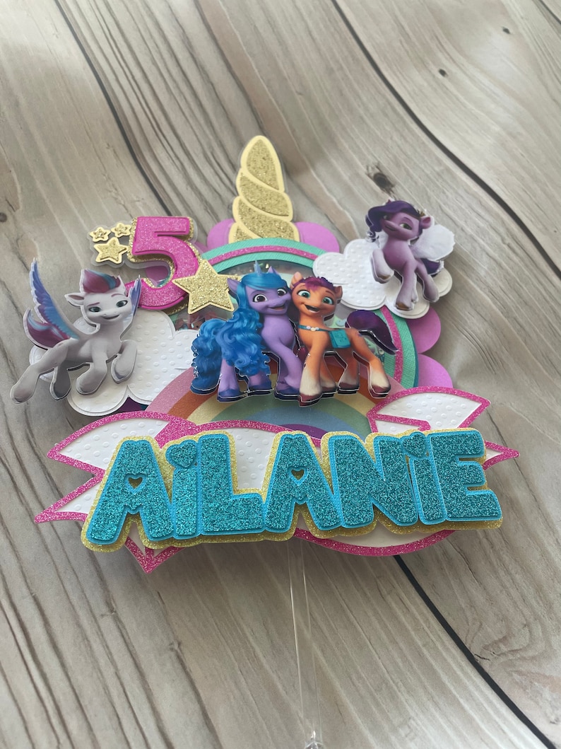 New Generation My Little Pony Shaker Cake Topper-my Little - Etsy