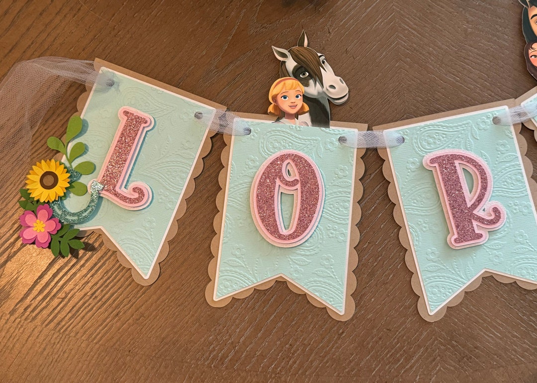 Lucky and Spirit,lucky Banner,spirit Birthday Banner,lucky Garland ...
