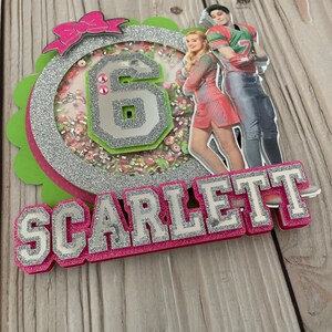 ZOMBIES Shaker Cake Topper - Inspired by Disney Z-O-M-B-I-E-S Birthday ...