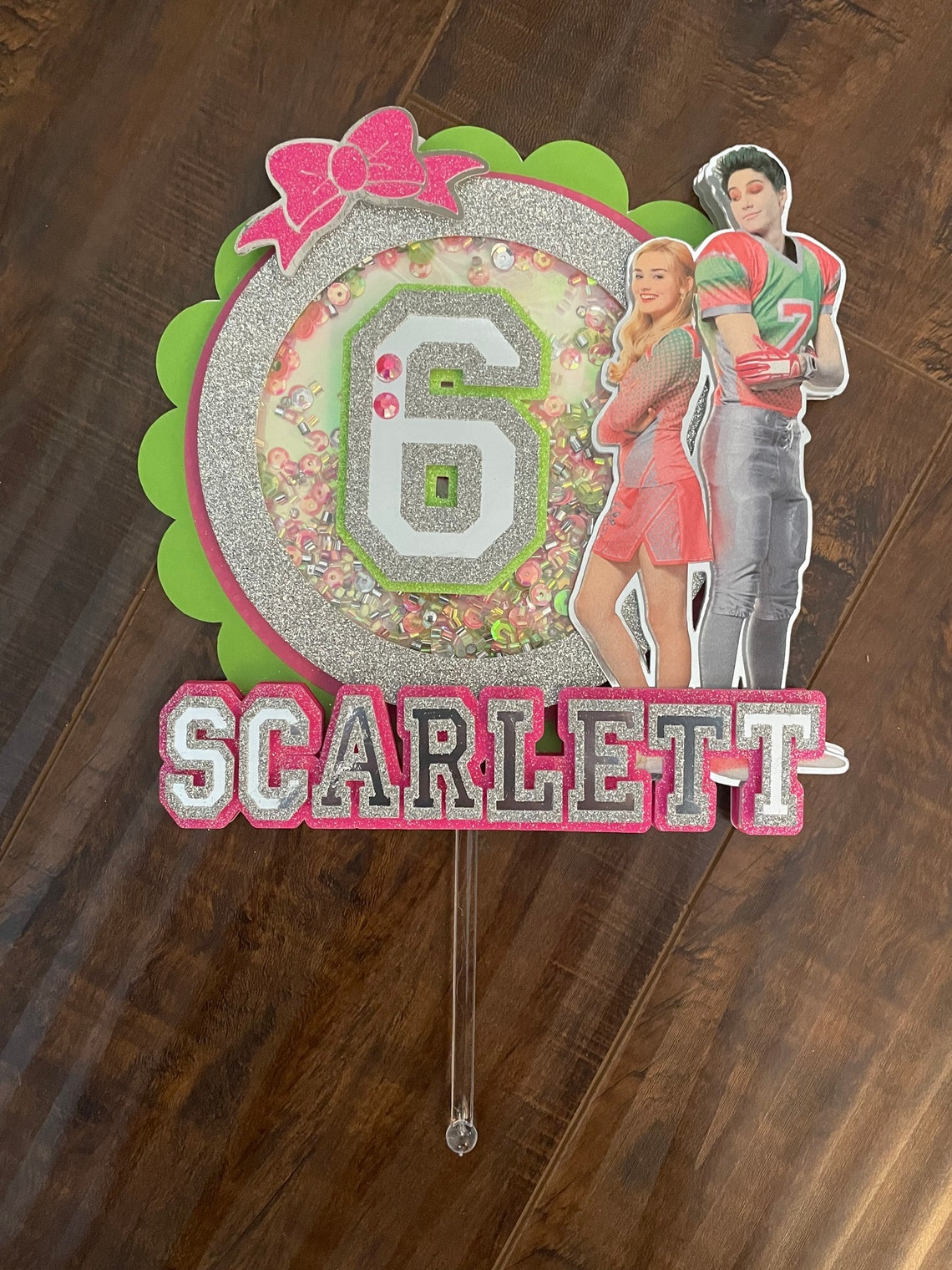 ZOMBIES Shaker Cake Topper Inspired by Disney Z-O-M-B-I-E-S - Etsy