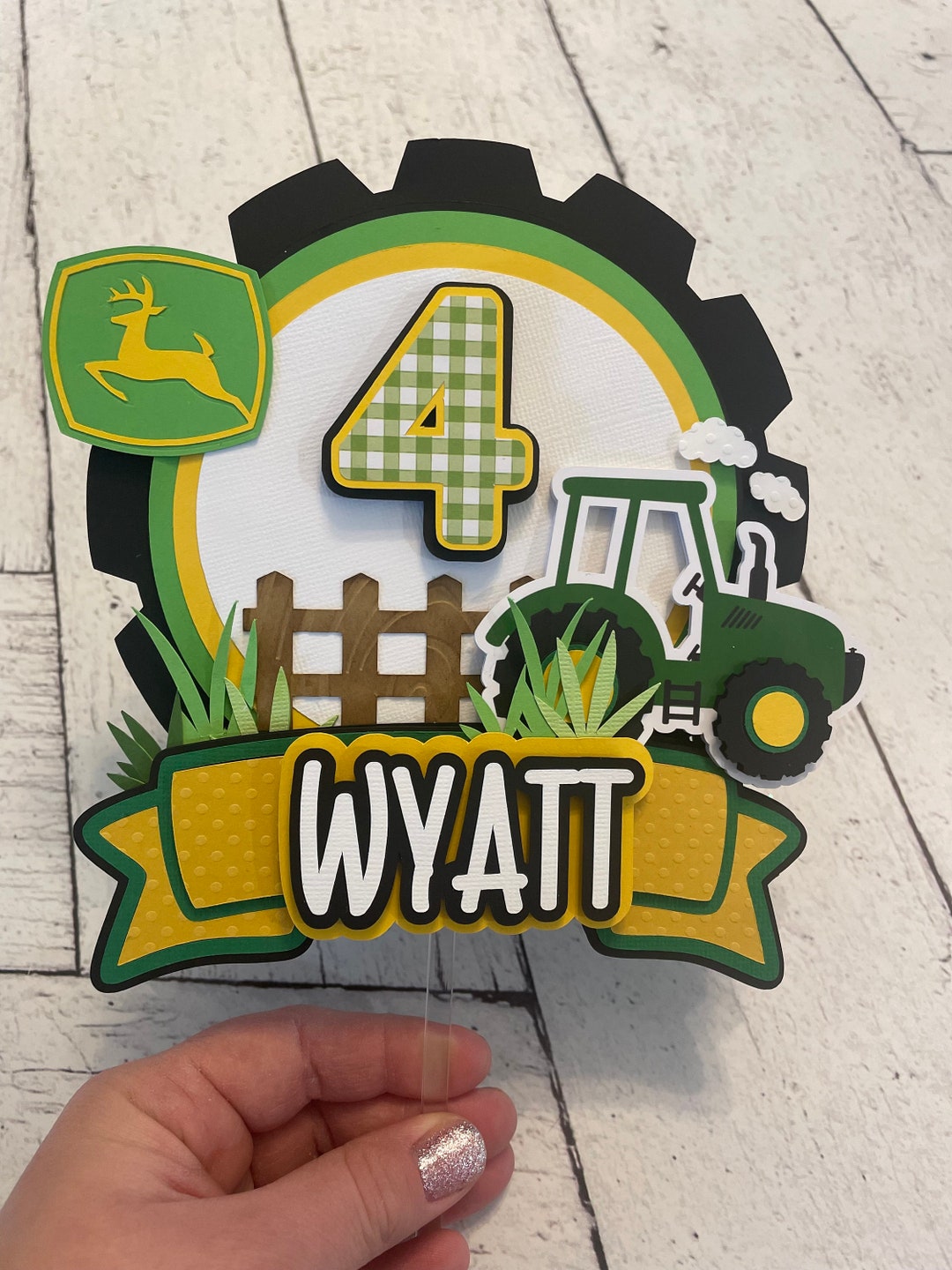 TRACTOR Birthday Cake Topper,tractor Topper,farm Birthday,farm Party ...