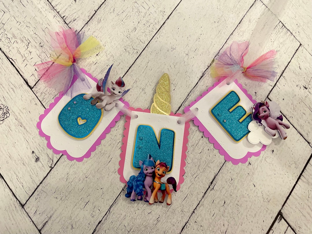 My Little Pony Banner-new Generation My Little Pony Inspired Birthday ...