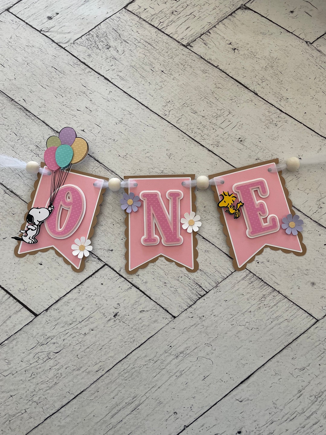 SNOOPY Birthday Banner,snoopy Birthday Decor,snoopy 1st Birthday ...