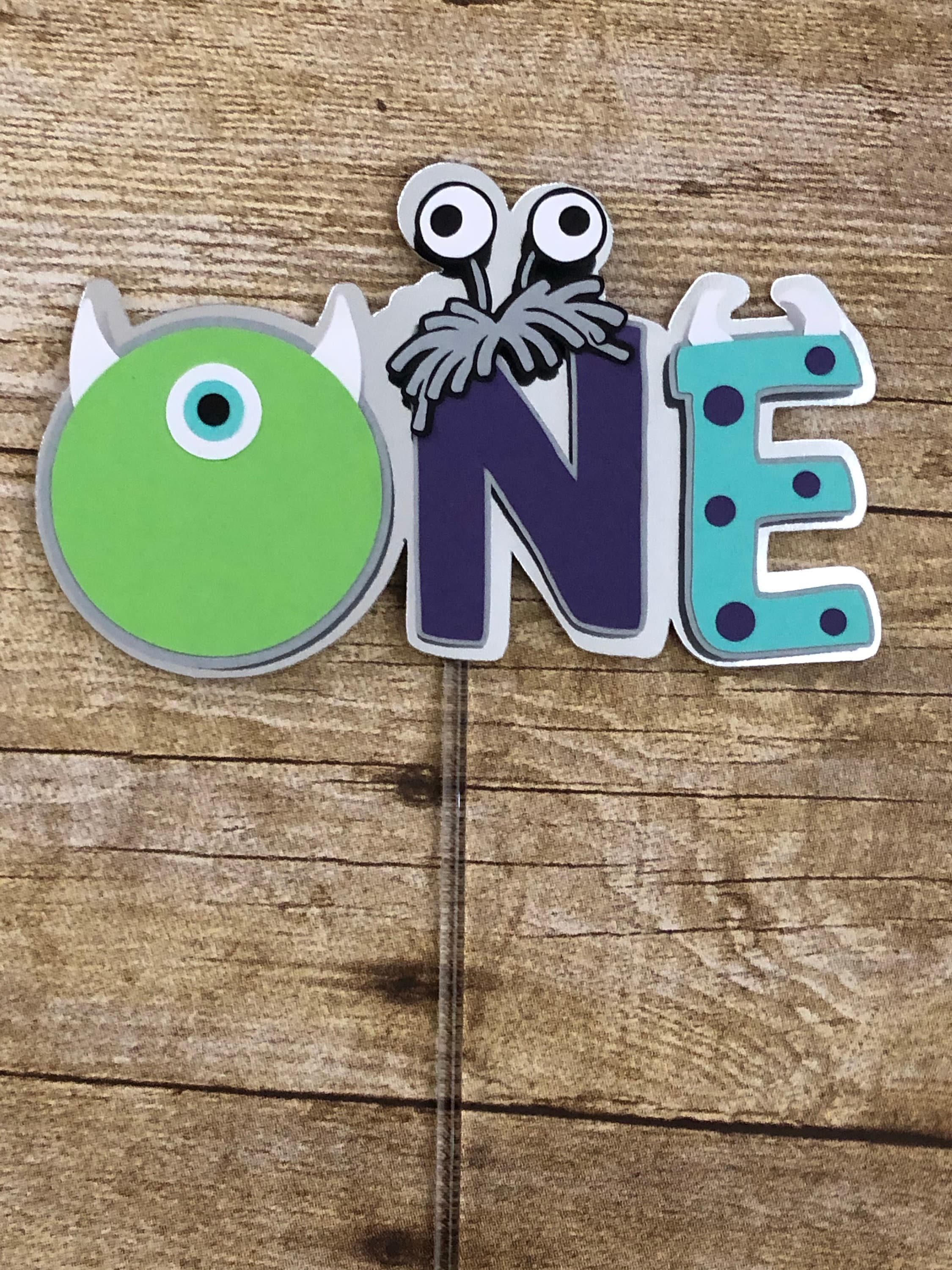 Monsters Inc Cake Topper-monster Cake Topper,mike Cake Topper,sully ...
