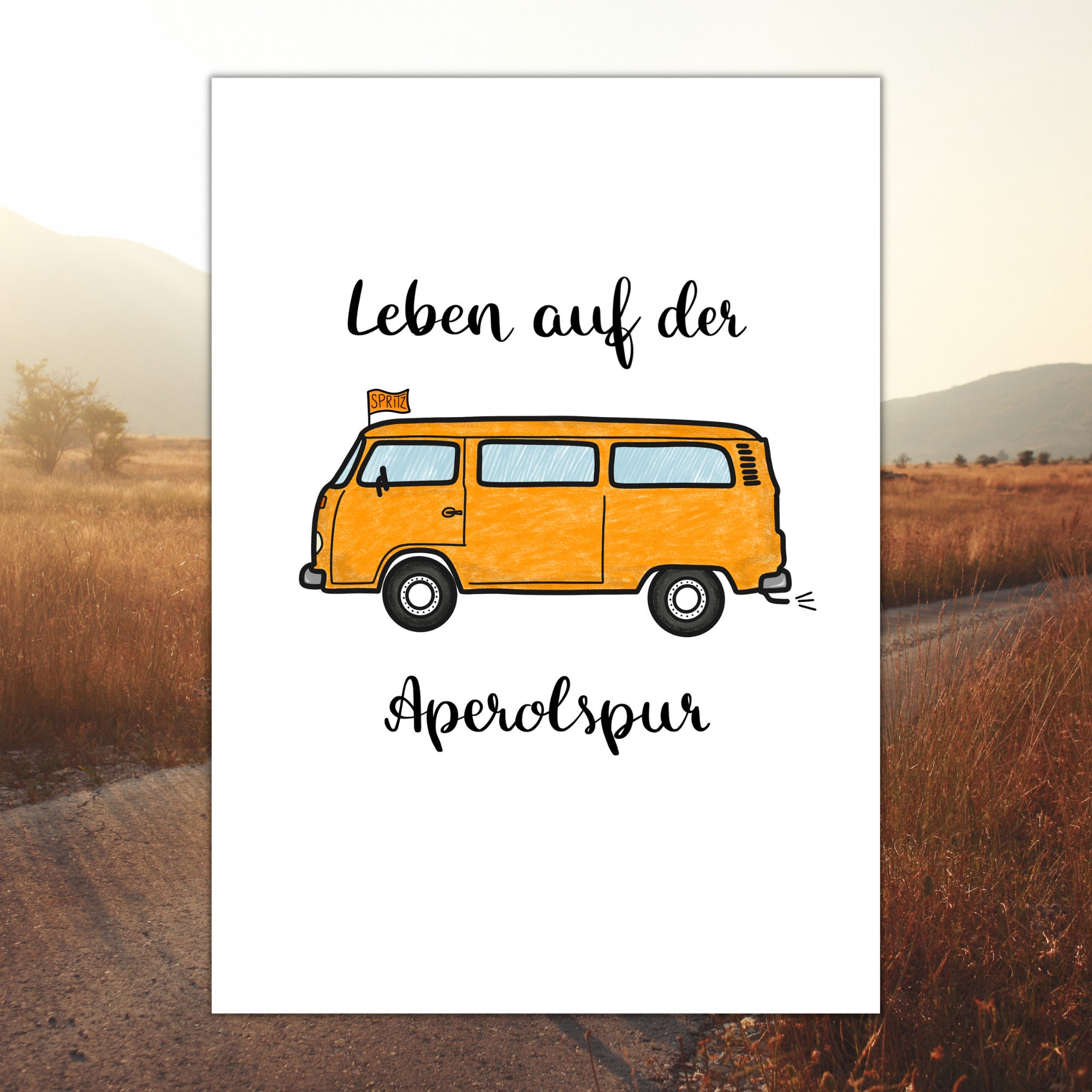 Aperol Spruch | witzige Aperol Sprüche Karte | Leben auf der Aperolspur ...