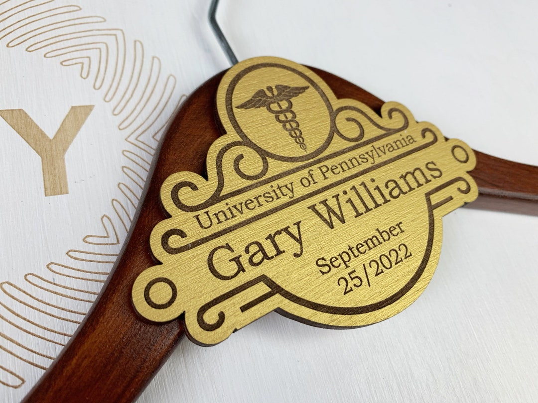 Doctor Coat Hanger, Caduceus Decal Hanger, Medical Gifts for Women ...