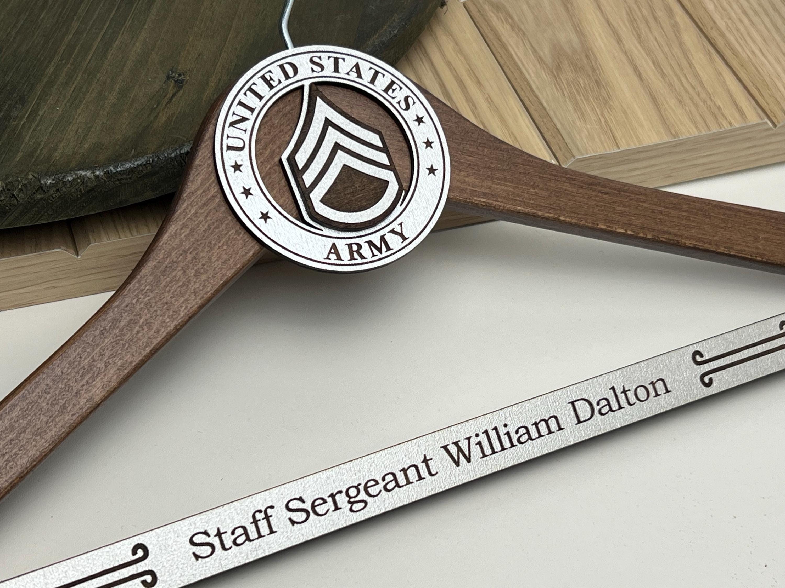 US ARMY Rank Hanger: Personalized US Army Gift, Personalized Military ...