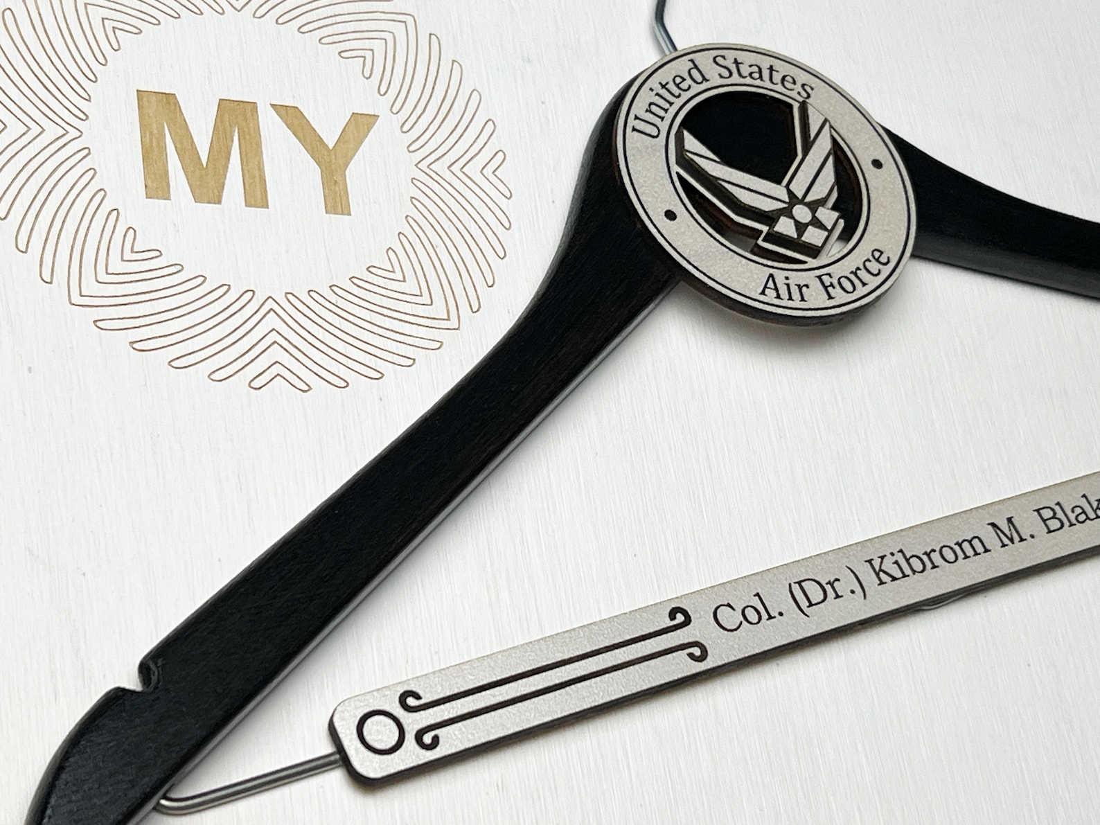Personalized USAF Rank Hanger: Military Gifts, USAF Personalized Gift ...