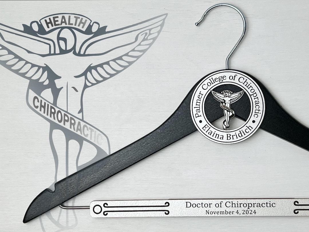 Personalized White Coat Hanger: Chiropractic Student Gift - Etsy