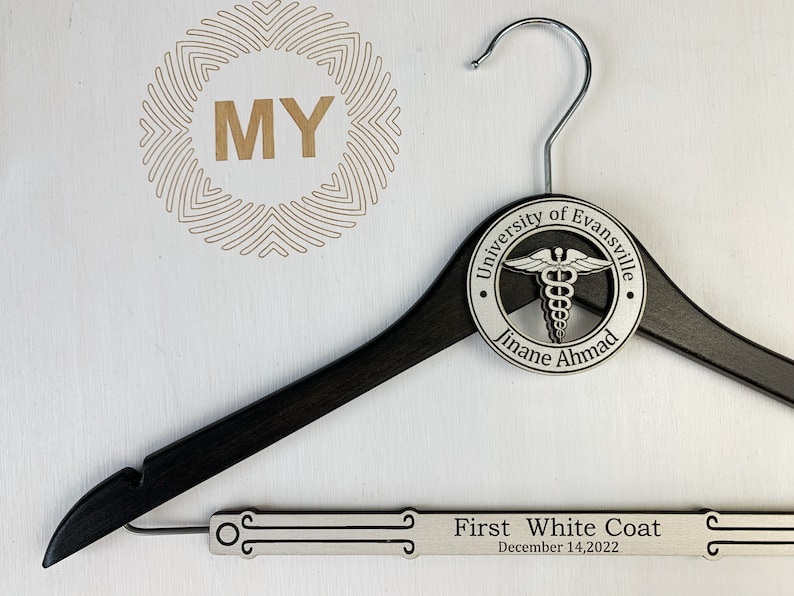 White Coat Hanger Medical Student Gift Gift for New Doctor - Etsy