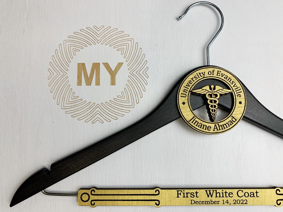 Doctor Coat Hanger, Caduceus Decal Hanger, Medical Gifts for Women ...