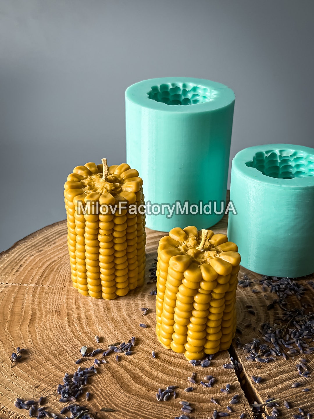 NEW Corn Sculpture Silicone Mold Corn Candle Set Mold Corn Silicone ...