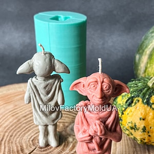 Silicone Mold Magic Home Elf Silicone Mold for Candle - Magic Elf Mold ...