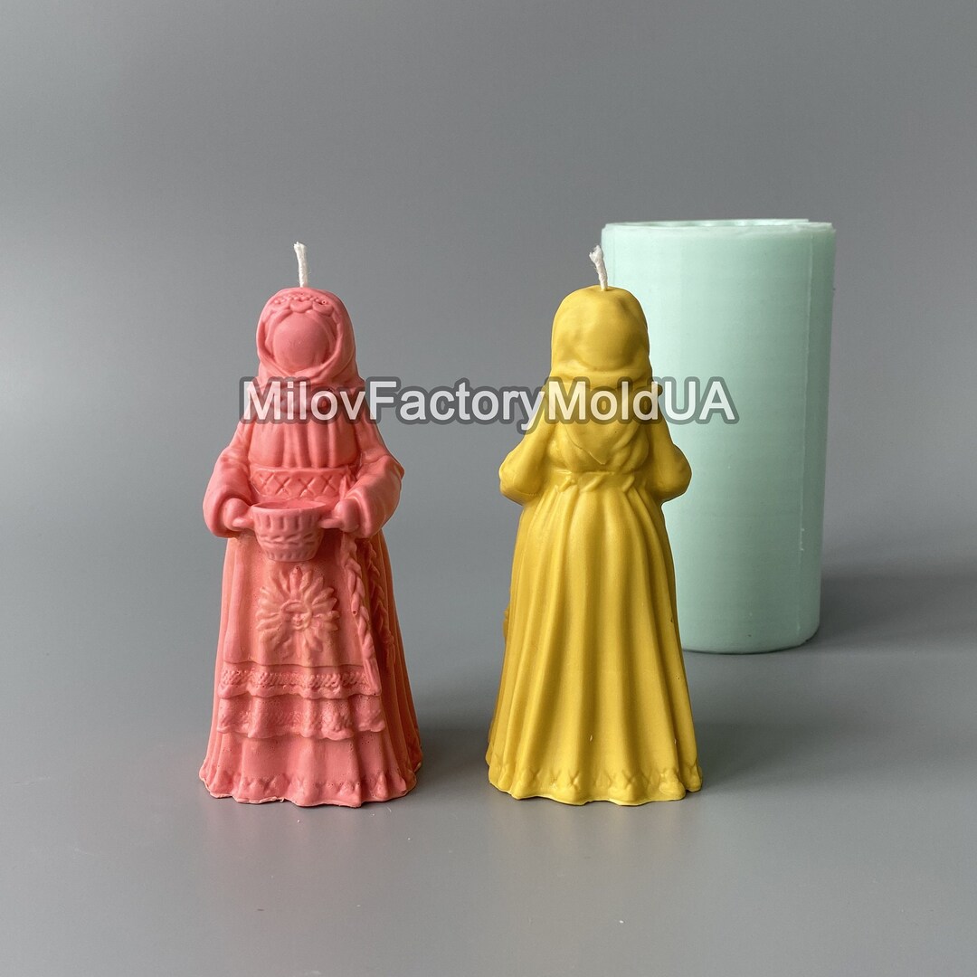 Candle Mold Slavic Protecting Doll - Protecting Doll Candle Mold ...