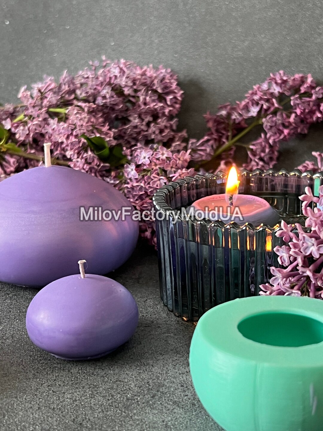 Floating Candle Mold Water Candle Mold Oval Candle Mold Oval Soap Mold ...