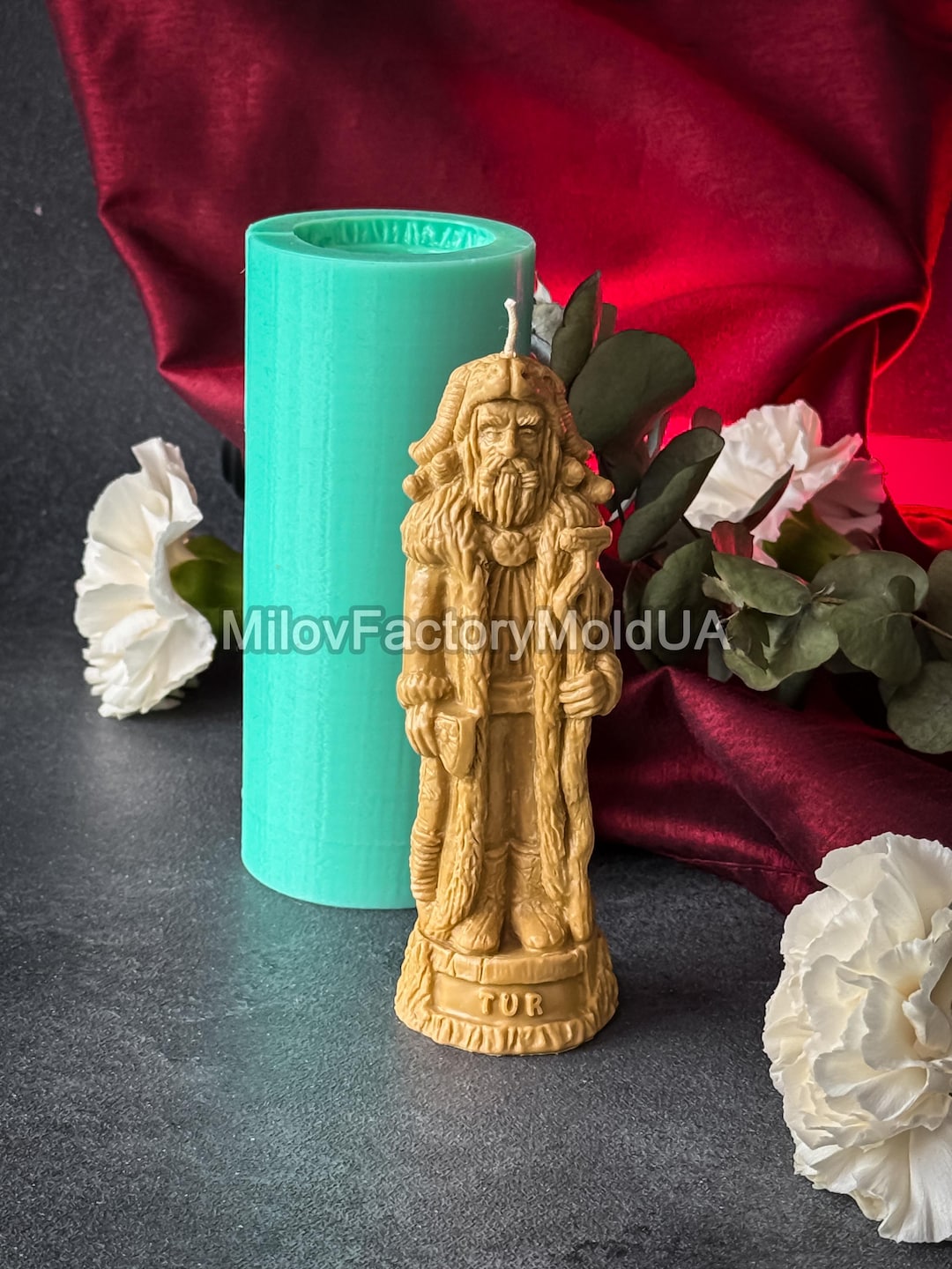 Silicone Mold Tur Slavic God - Candle Mold Slavic Pagans God - Mold for ...
