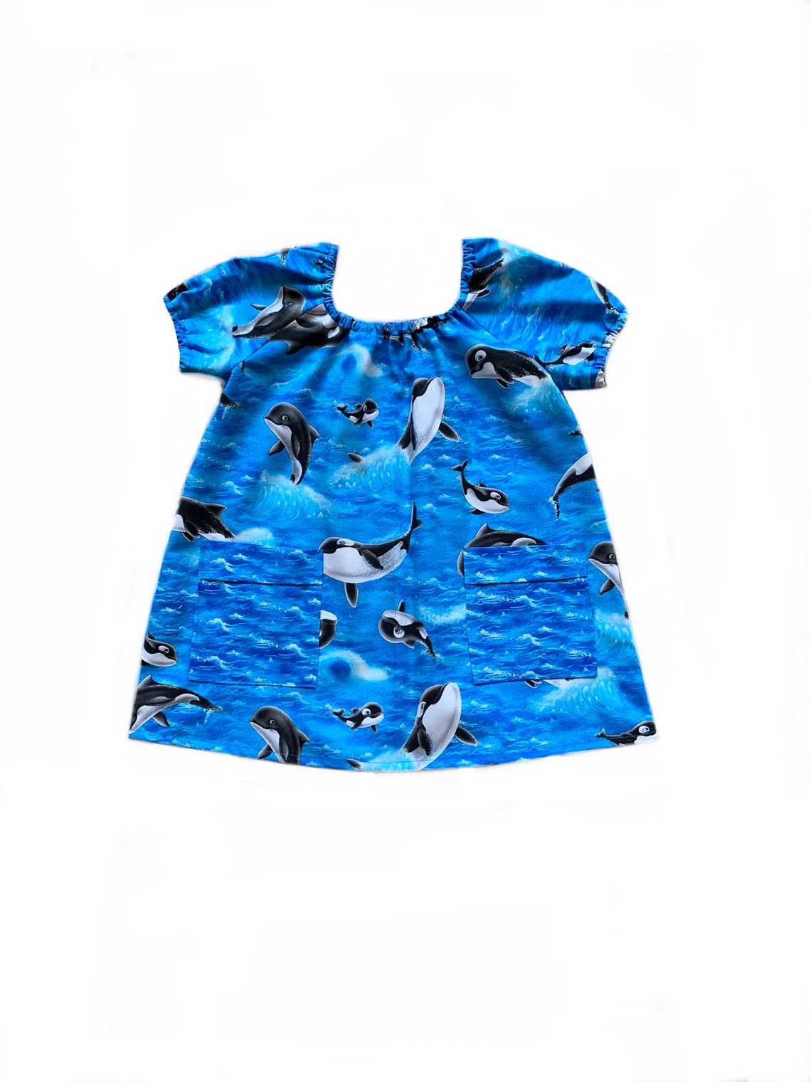 Whale Dress, Sea World Dress, Killer Whale Dress, Orca Dress, Ocean ...