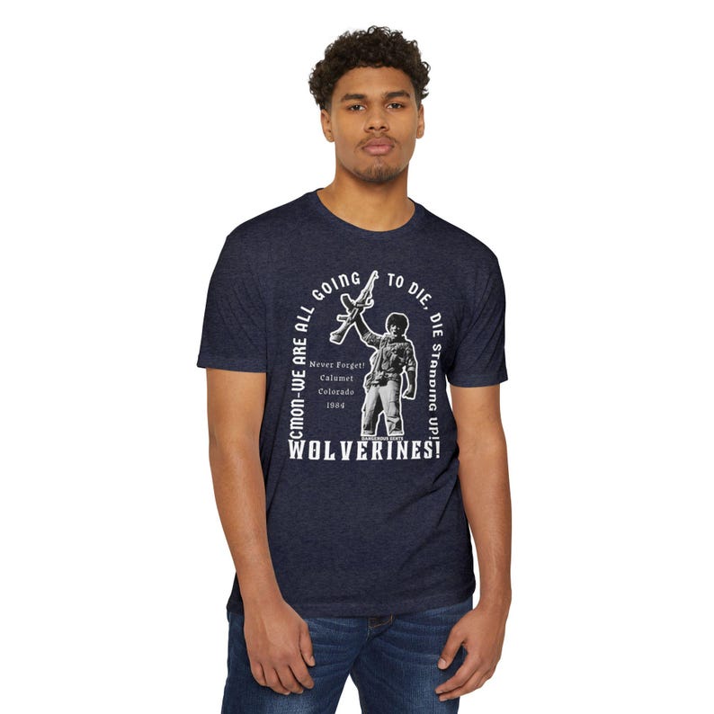 Red Dawn Wolverines T-shirt: 80s Retro Action Movie Tee - Etsy