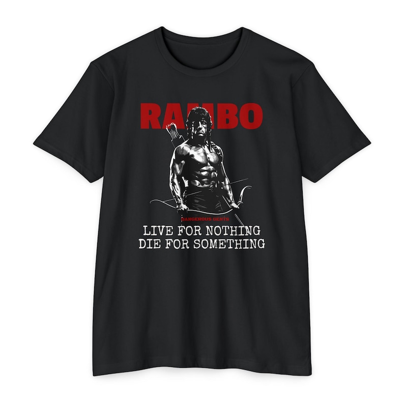 RAMBO T-shirt: Retro 80s Action Movie Tee - Etsy