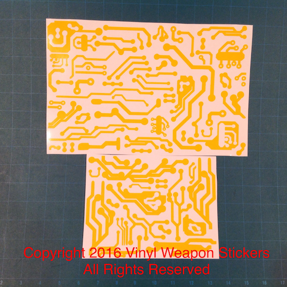 Cyborg Circuit Pattern Stencil Pack for Duracoat Cerakote - Etsy