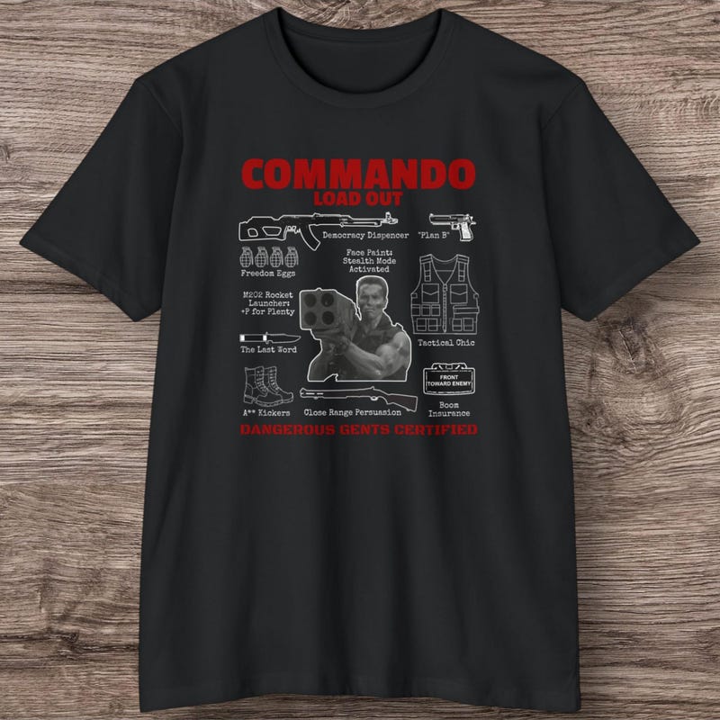 Commando Movie T Shirt - Etsy
