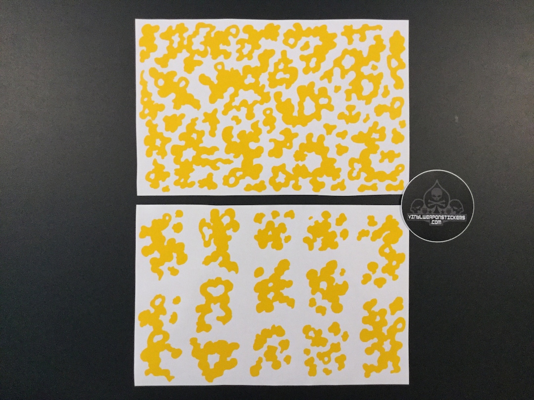 Flecktarn Stencil Pack for Duracoat, Cerakote, Spray Paint, Vinyl ...