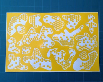 Rhodesian Brushstroke Stencil Pack for Duracoat Cerakote - Etsy