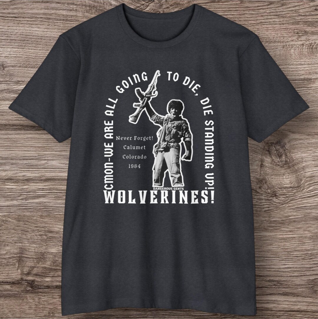 Red Dawn Wolverines T-shirt: 80s Retro Action Movie Tee - Etsy
