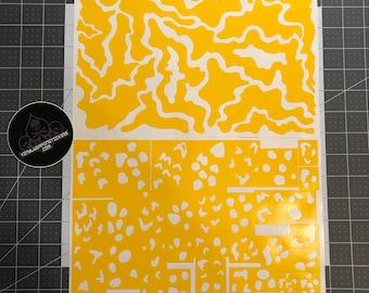 Desert Night Camo Stencil Pack Cerakote, Duracoat, Gunkote, Krylon and ...