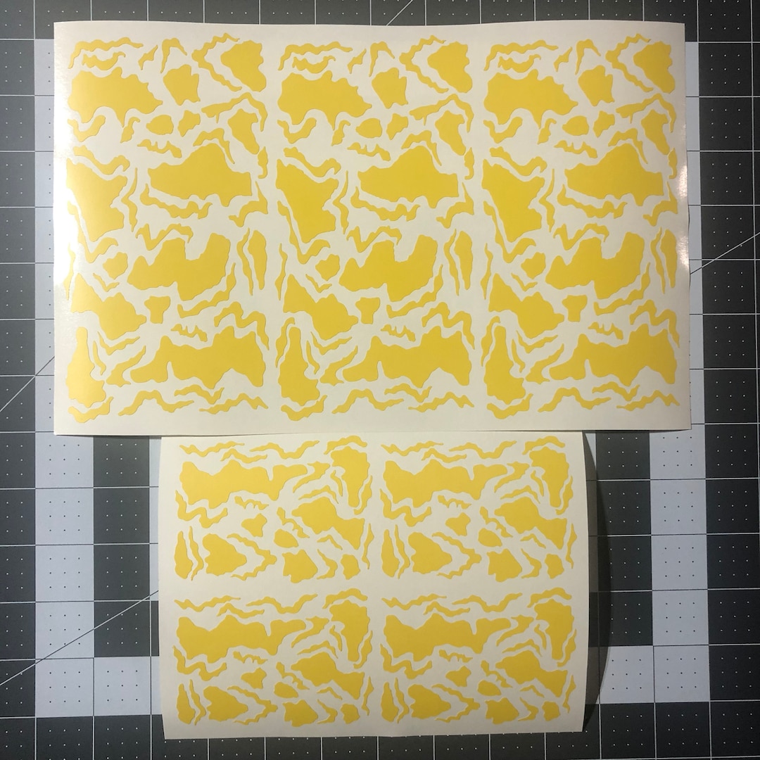 DCU Camo Stencil Pack: Small Size, High-bake Avery - Etsy