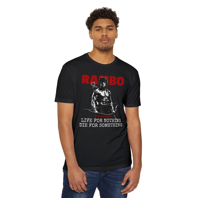 RAMBO T-shirt: Retro 80s Action Movie Tee - Etsy