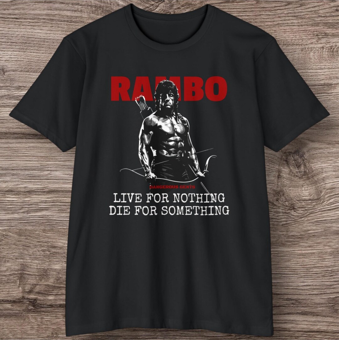 RAMBO T-shirt: Retro 80s Action Movie Tee - Etsy