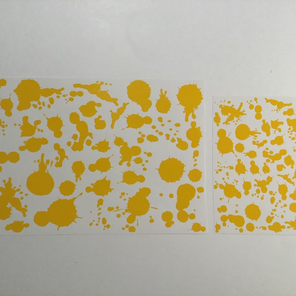 Blood Splatter Stencil - Etsy