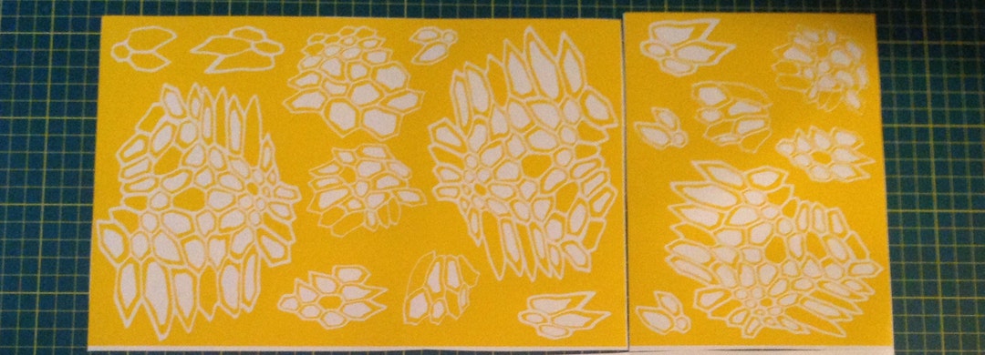 Cryptic Sections Reptile Pattern Stencil Pack for Duracoat, Cerakote ...