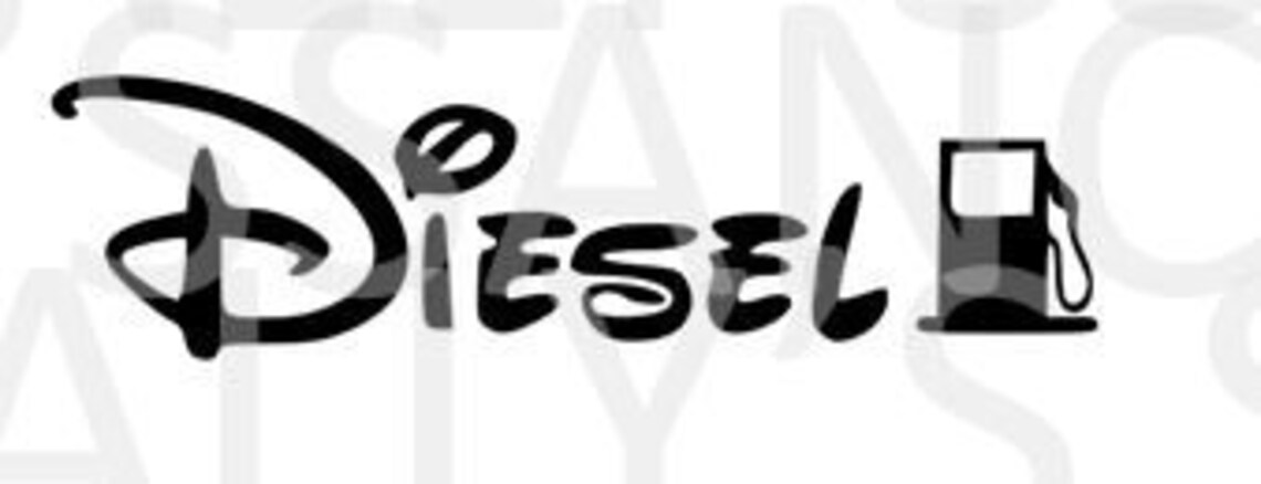 Cute Diesel Gas Tank SVG for Cricut/silhouette | Etsy