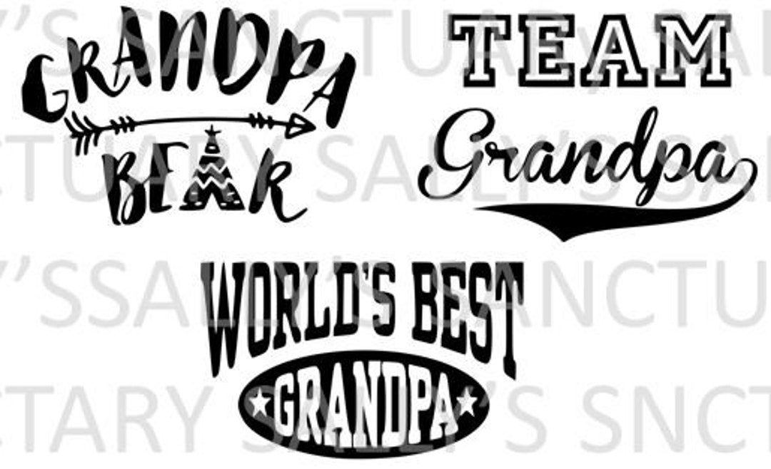 Papy-fête des pères Bundle SVG pour Cricut/silhouette - Etsy France