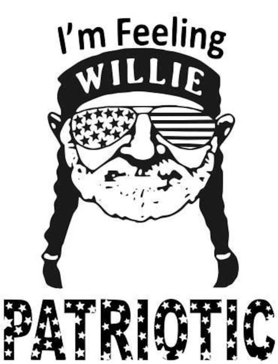 Feeling Willy Patriotic fourth of July B&W SVG for - Etsy